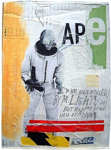 benjaminrider: Mario Wagner - wicked graphic collage illustration!