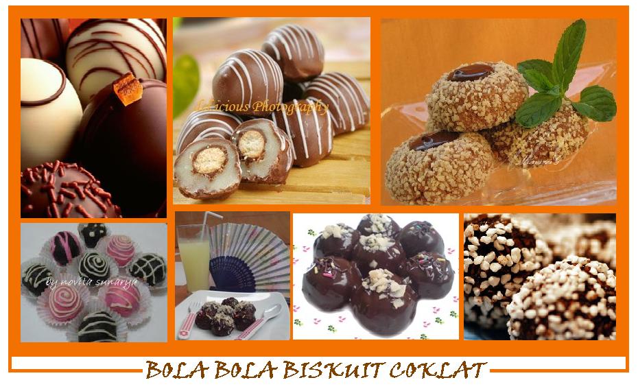 "Resep Comot Comot": BOLA BOLA BISKUIT COKLAT
