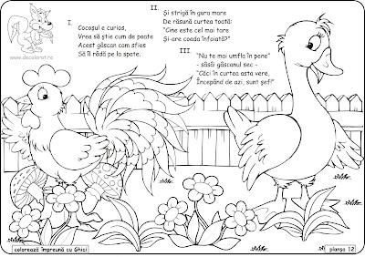 PLANSE DE COLORAT: ANIMALE DOMESTICE de colorat