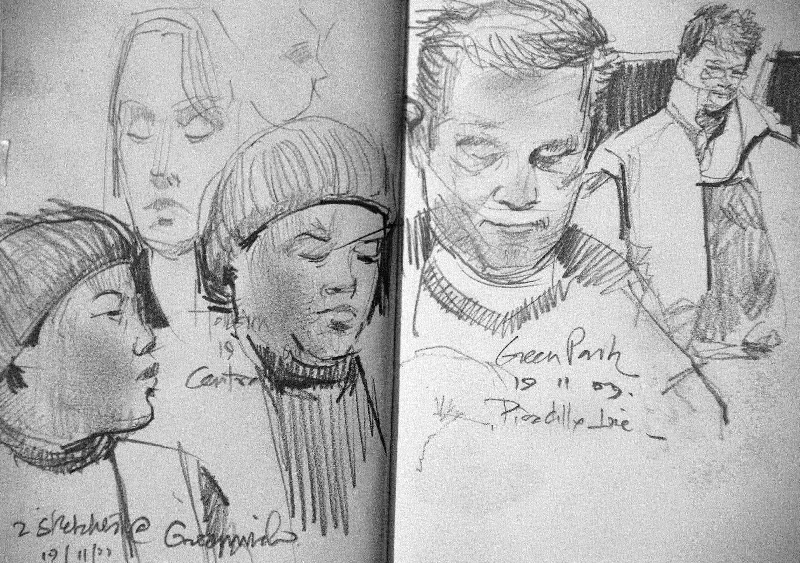 ADEBANJI ALADE: MY ART, MY PASSION FOR SKETCHING: Sketches on the train ...