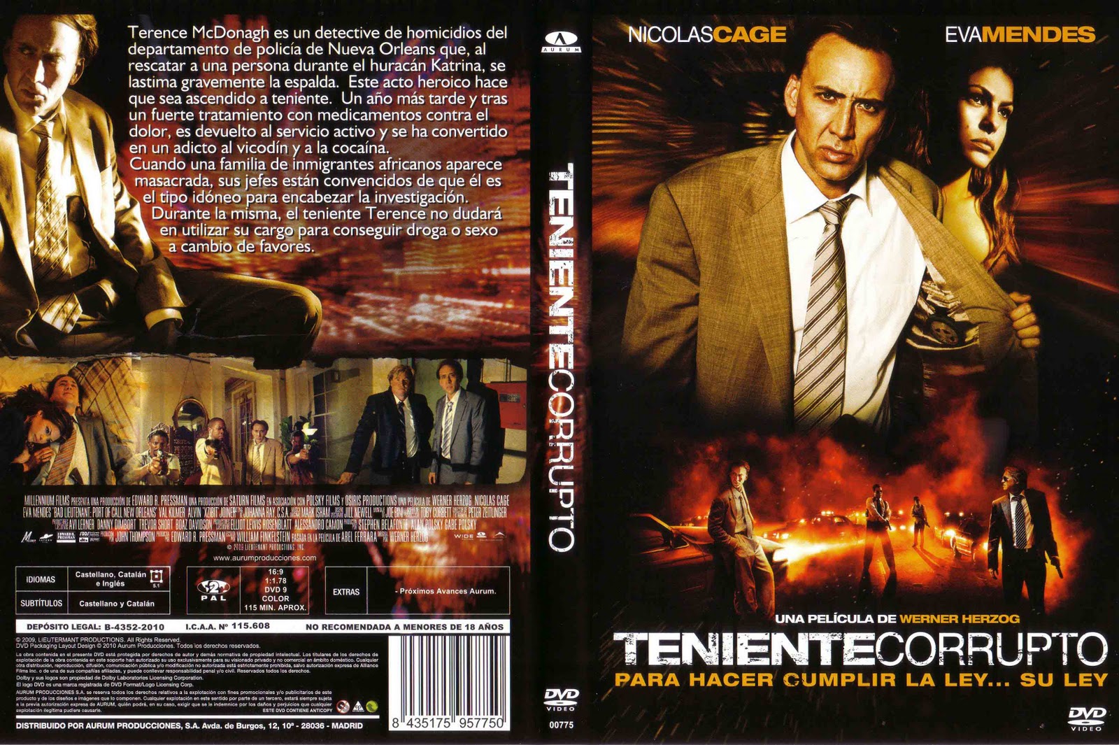 CINEFILOS2000: TENIENTE CORRUPTO