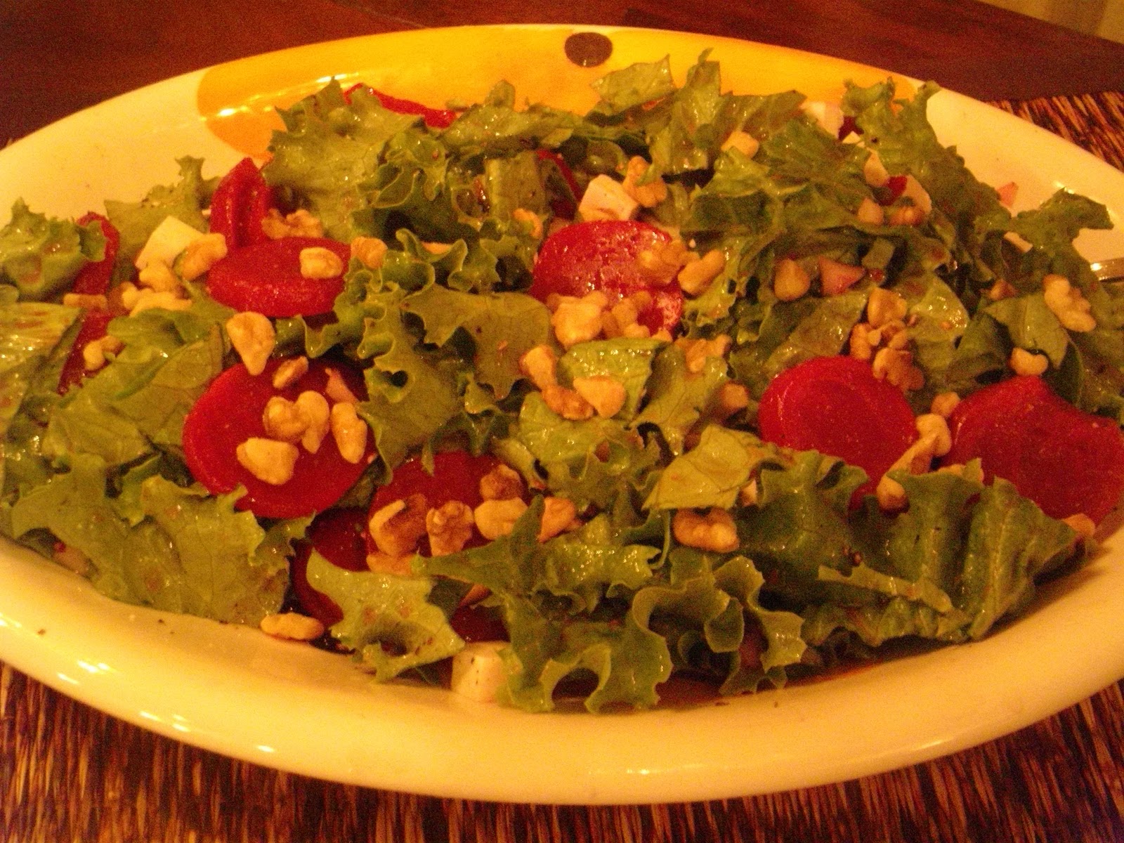 Gluten Free~Huge Taste: Beet and Ricotta Salata Salad