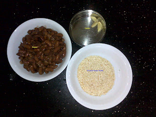 The Black Ladle: Red Bean (Rajma) and Sesame Dip or Rajma made Hummus style