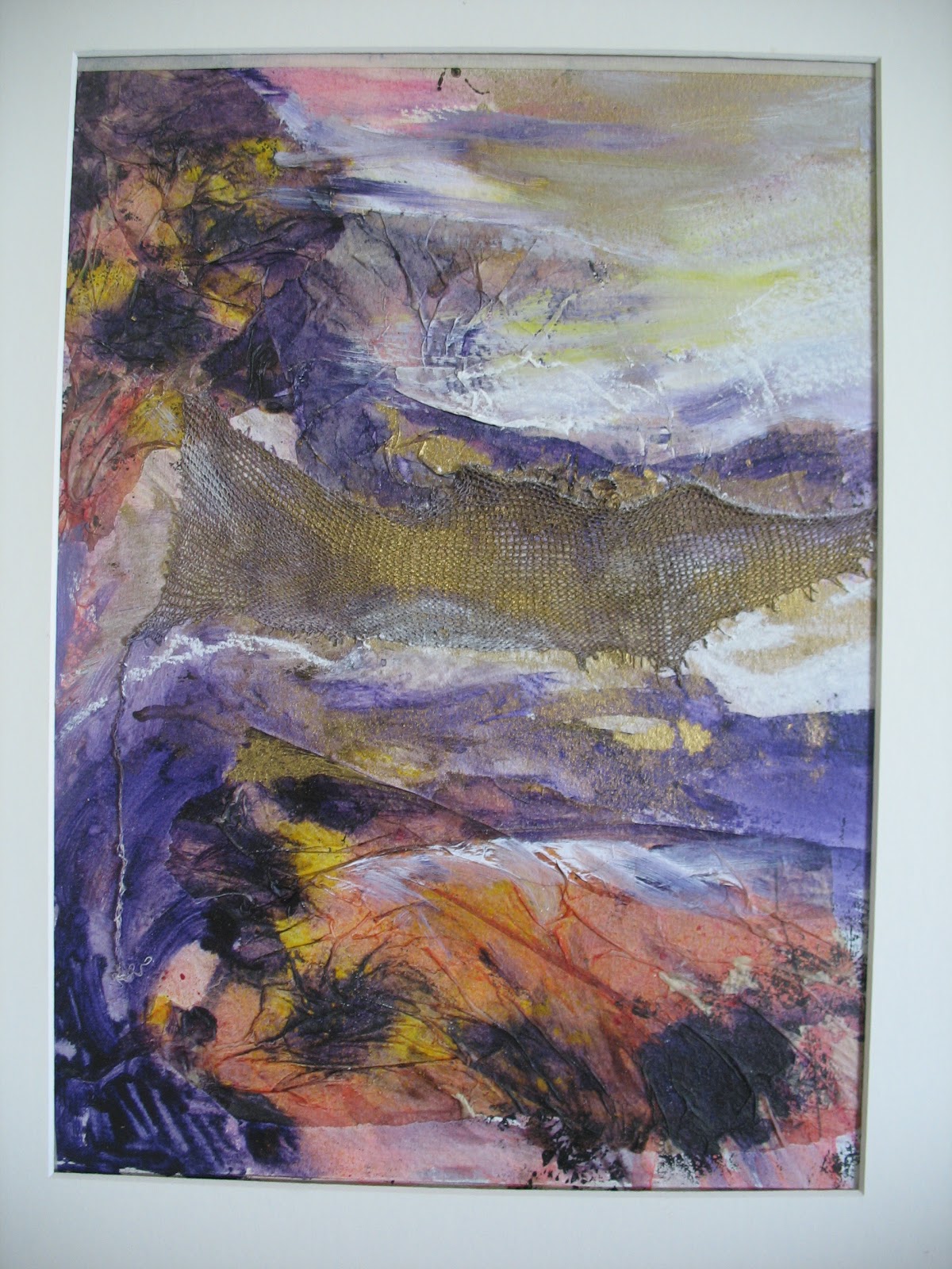 Anne's Art: 'A Wowscape!' Mixed media on Watercolour paper