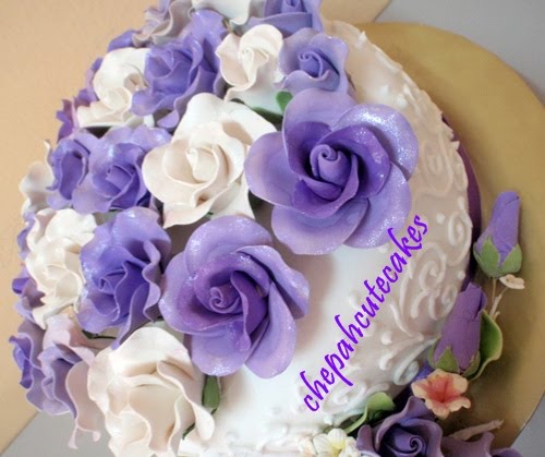Home Bakery Bangi - Kajang: Purple Fondant