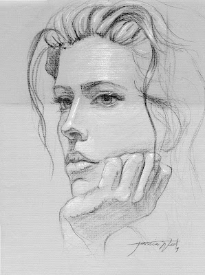 Jessica W Clark Illustration: Head Drawings