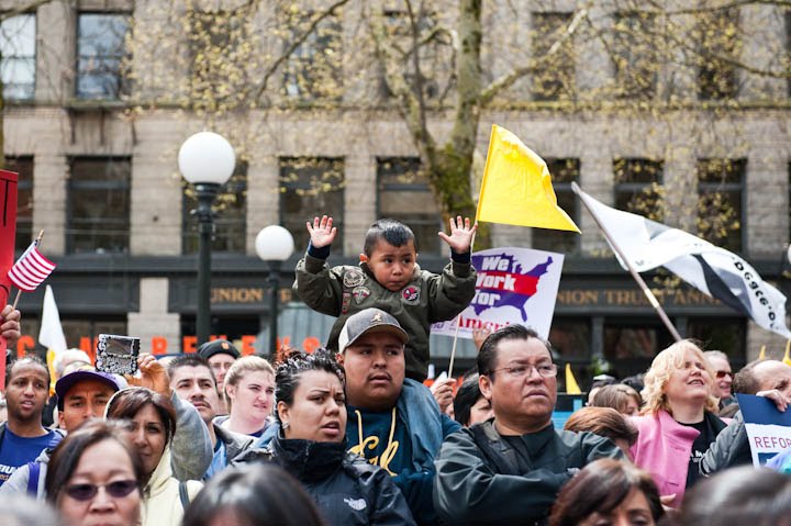 'Round About Seattle: Seattle Immigration Rally