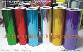 BAHAN STICKER HOLOGRAM ~ STR PRODUCTION :: Pusat Bahan Cutting Sticker