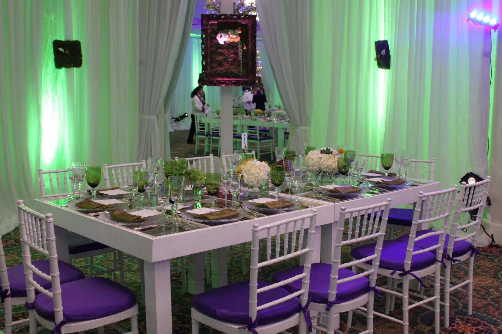 Omni Shoreham event-with our drapings ,flowers ,picture frames ,and ...