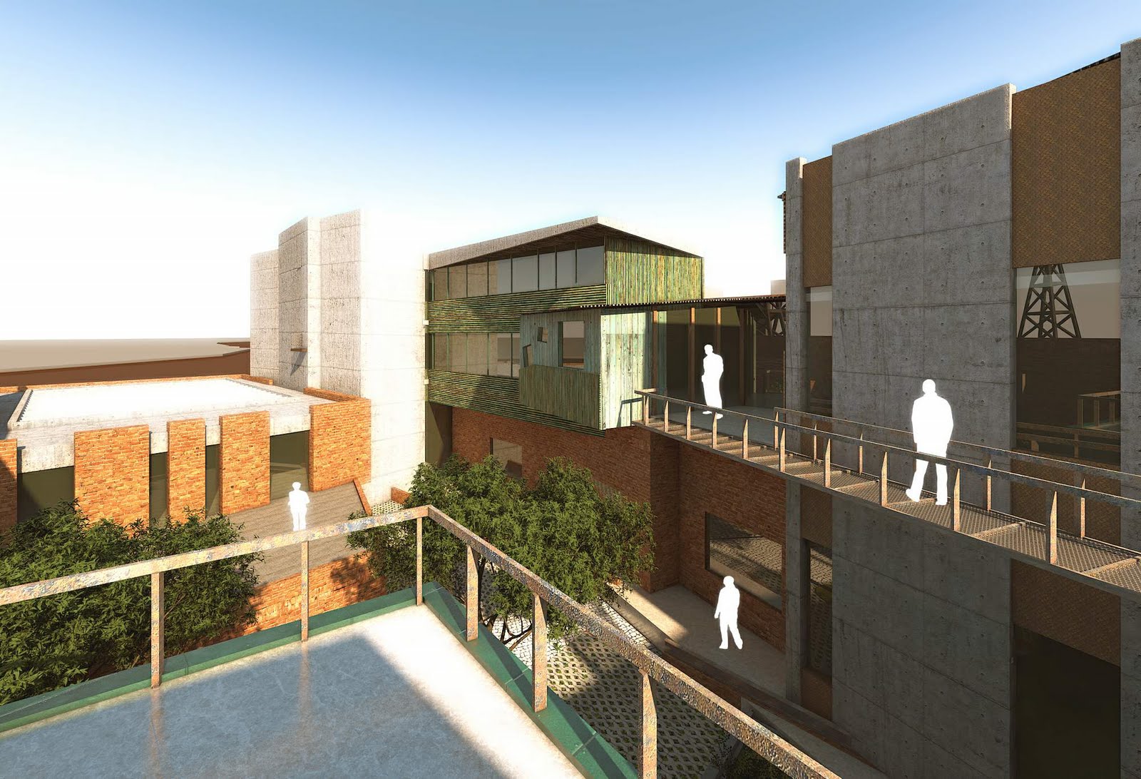 Arquitectura digital: Centro Comunal la boca