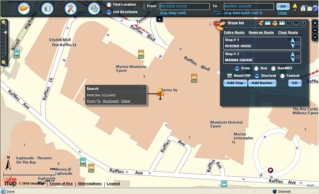 OneMap.sg: BUS AND MRT ROUTING IS AVAILABLE NOW ON ONEMAP!