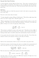BYU Math Lab: 334 - Water Tank Problems