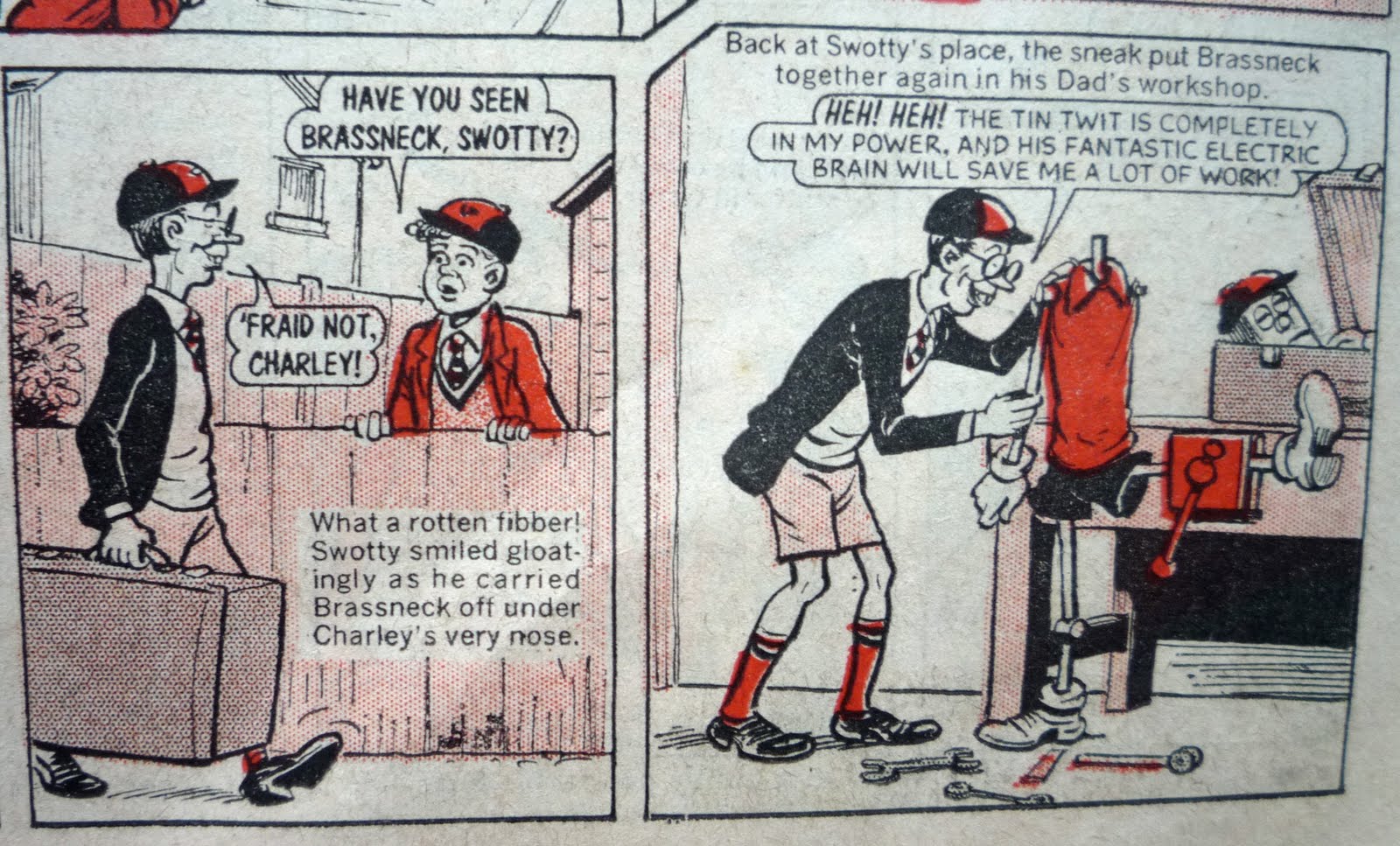 The House of Cobwebs: "Ho-ho! Now we're both eggheads!" Dandy 1496 ...