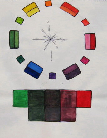 So You Missed My Class: Intro to Art Color Theory Exercises