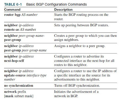 Network Home Site: Configuring BGP