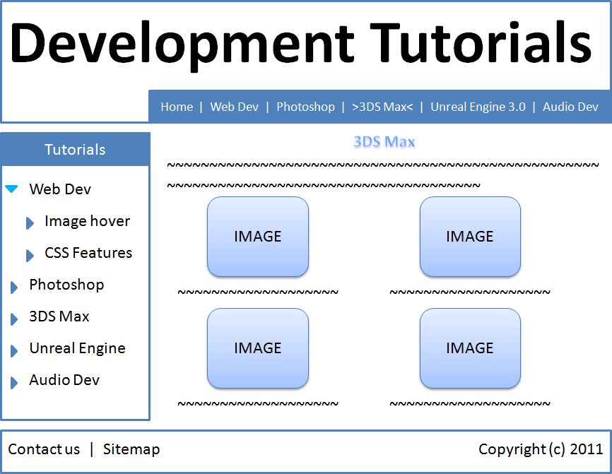 Web Development: Initial Design