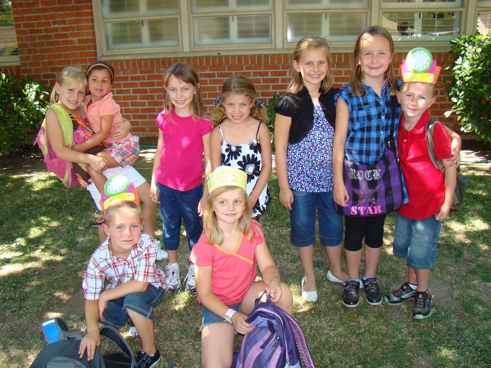 The Brown Family: 1st Day of 2nd Grade!