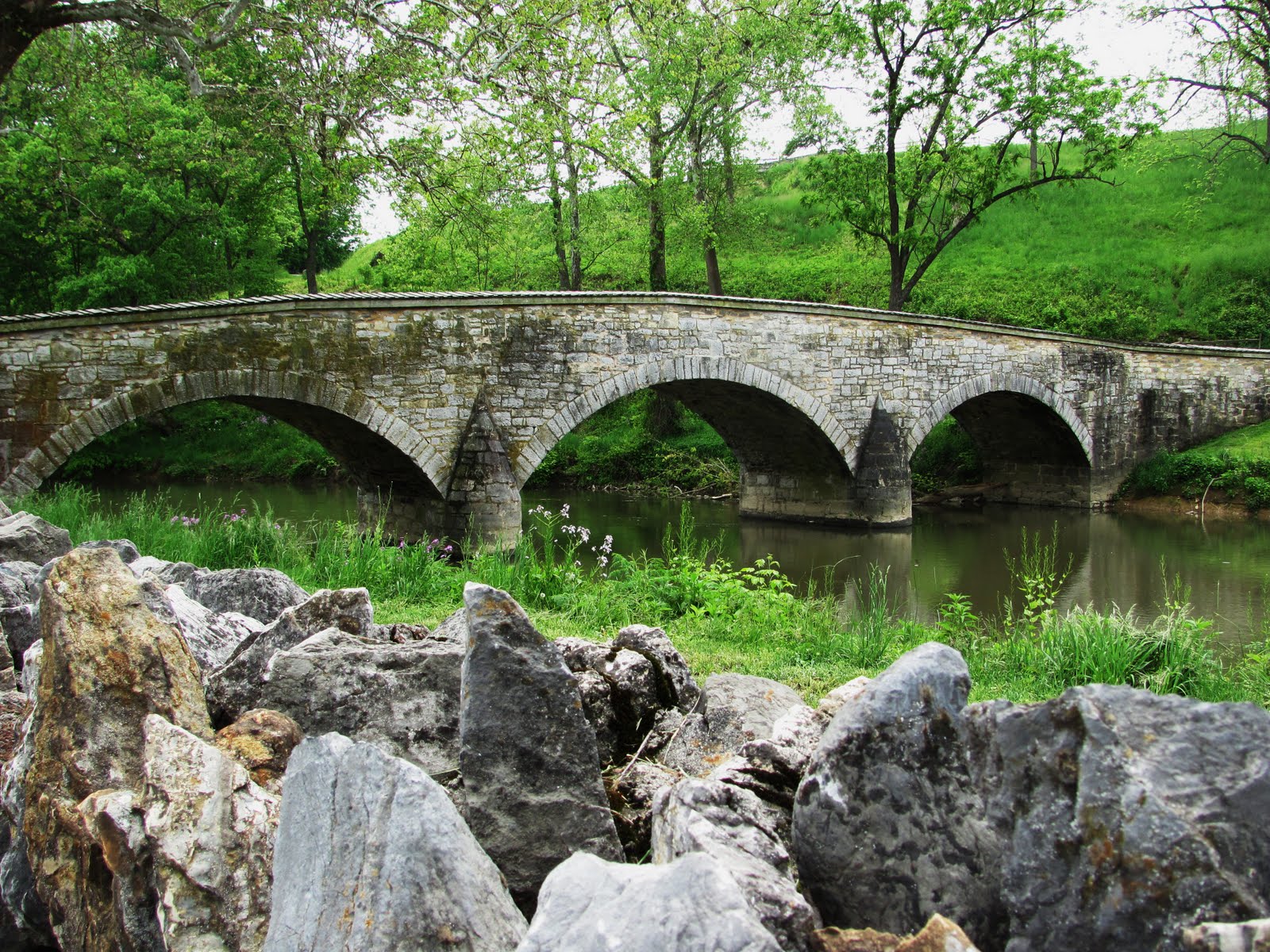 Where's Papa Dave?: Burnside Bridge - Antietam Creek