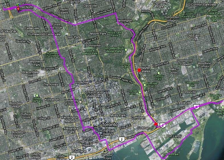 C'est la vie!: Discovery Walk - Don Valley Parkway Trail