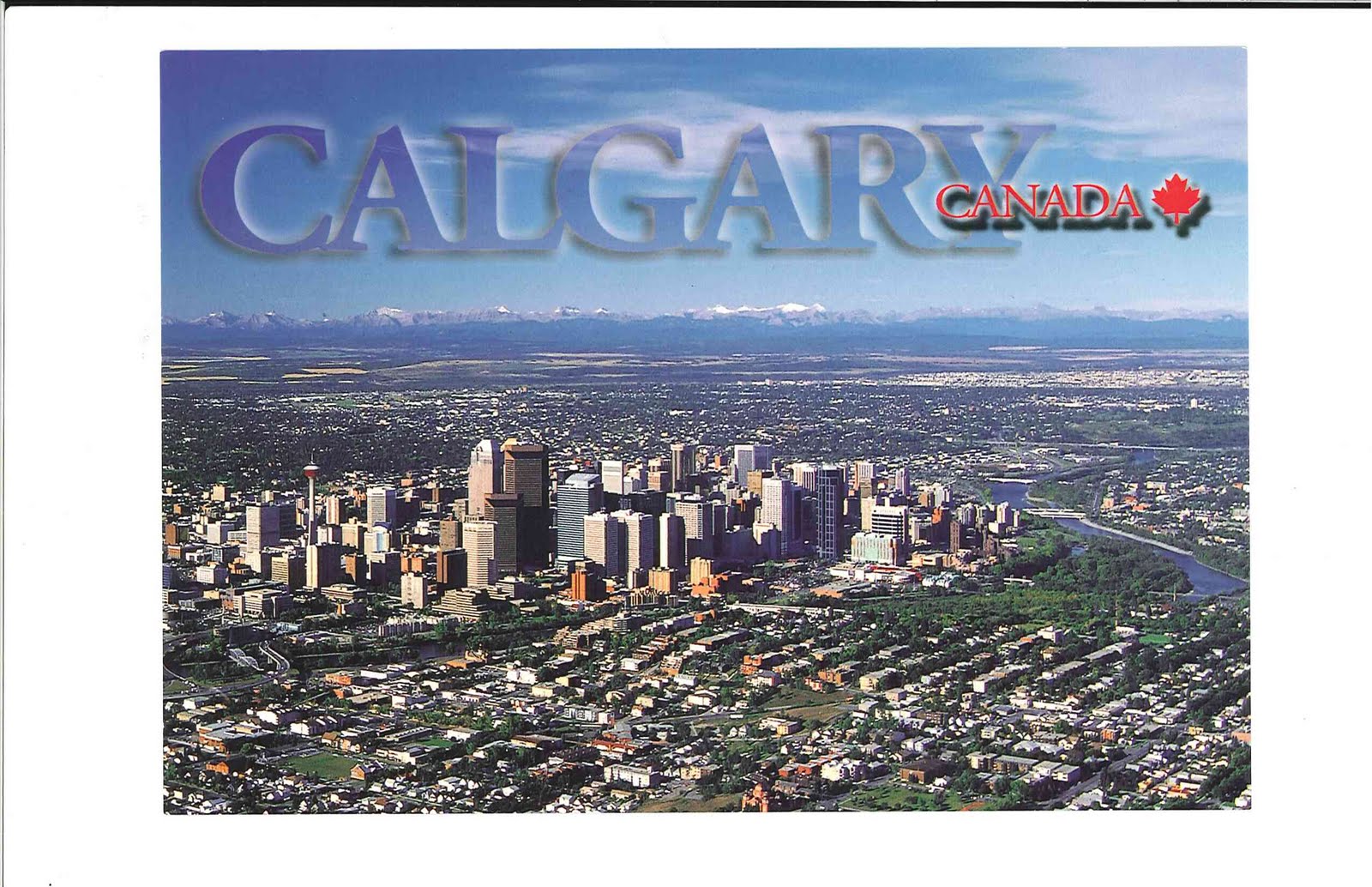 Send a Postcard a Week: Calgary city scape