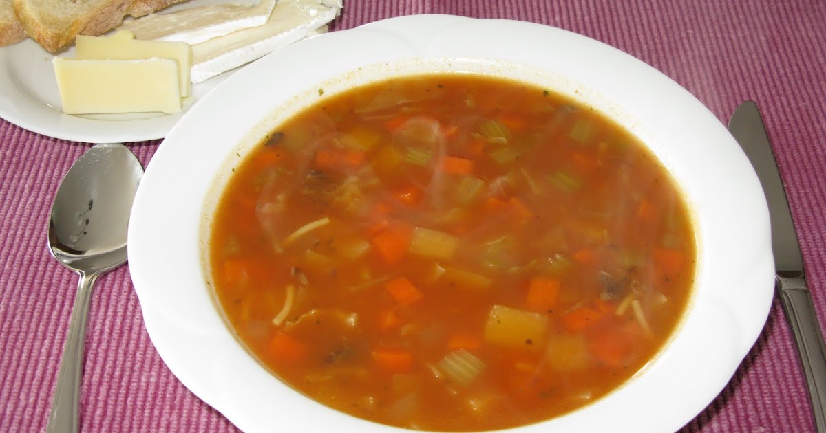 La cuisine de Sylvie: Soupe aux légumes