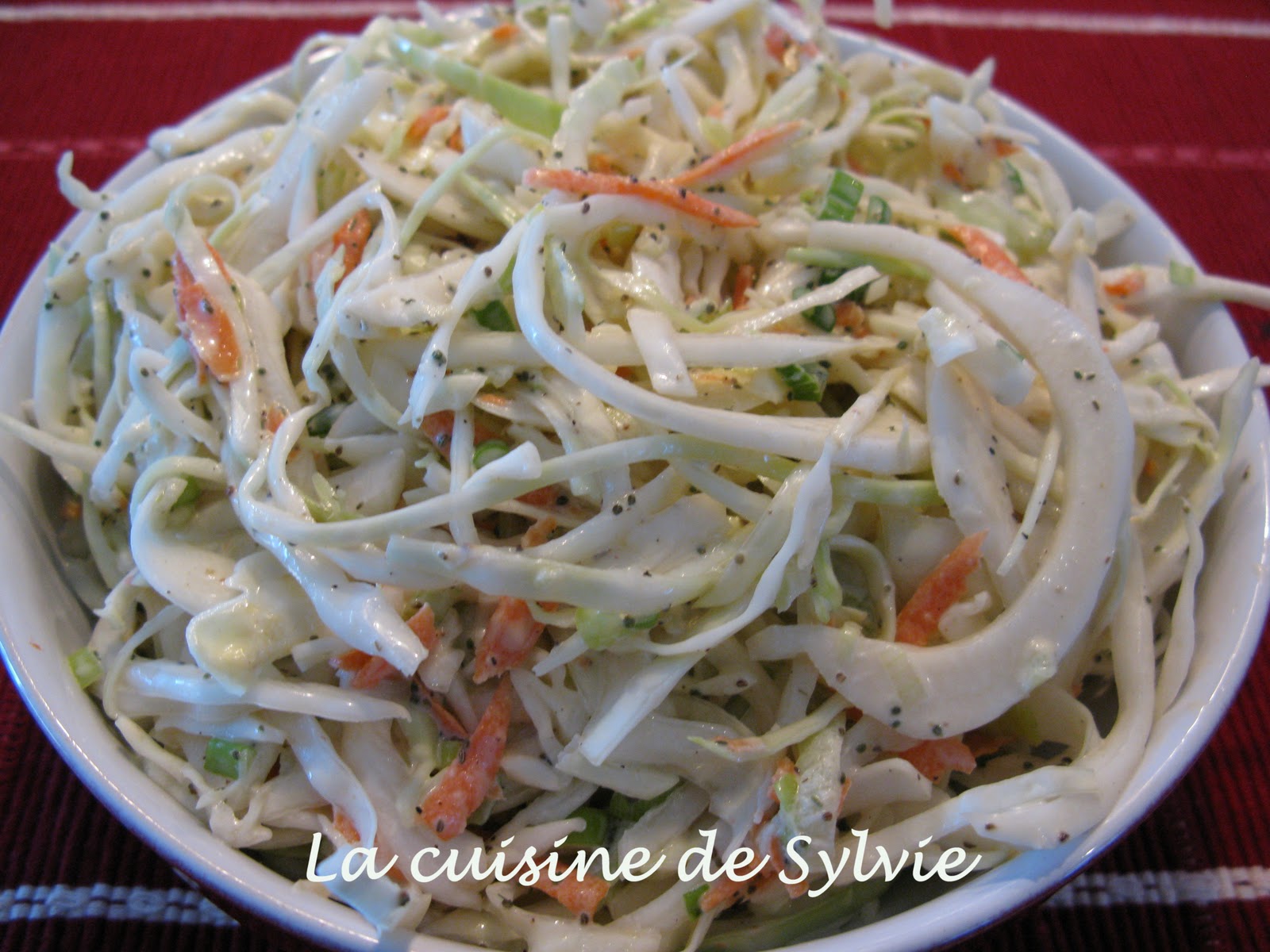 La cuisine de Sylvie: Salade de chou crémeuse