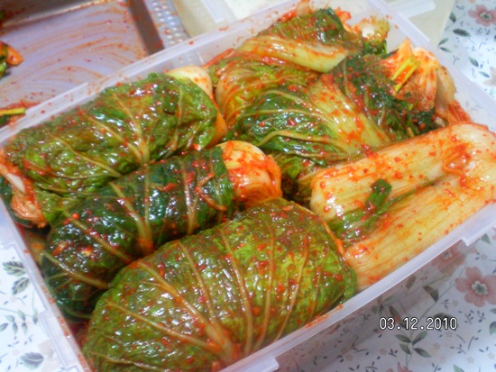 Lezzetli Kore yemek: Gimchi 김치