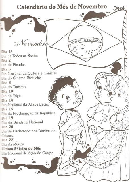 EDUCANDO PARA CIDADANIA ::..: Datas Comemorativas do Mês de Novembro