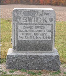 Wurm Family: David Jacob & Rose Myrtle (Hahn) Swick