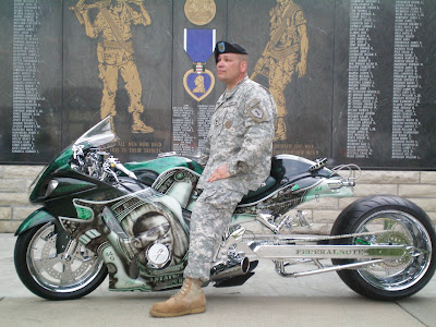 picture motorcycle: the president's bike