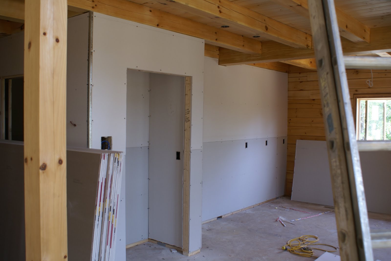 Hidden Bend Retreat, Romney West Virginia: Drywall Work