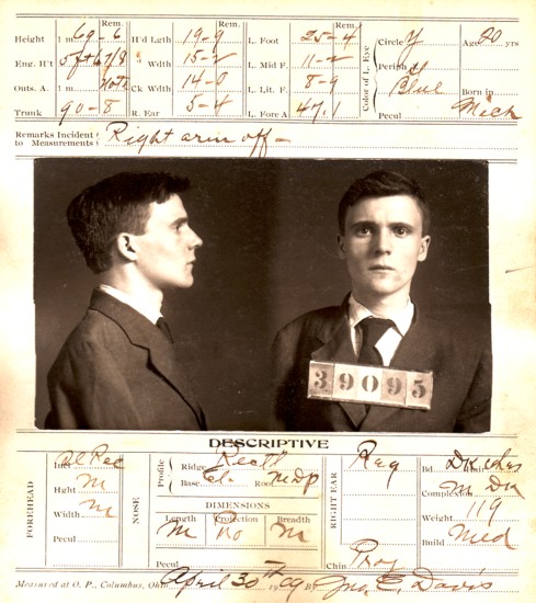 Old Ohio Penitentiary: Inmate Mugshots