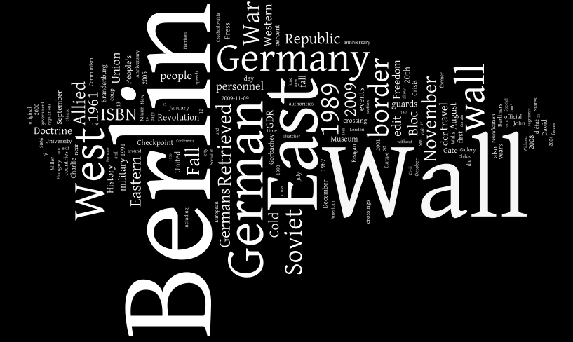 "Ich Bin Ein Berliner": TEXT ANALYSIS: "THE FALL OF THE BERLIN WALL"