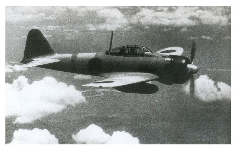 Aviation of Japan 日本の航空史: Two Tone Type 0 Carrier Fighters Over China