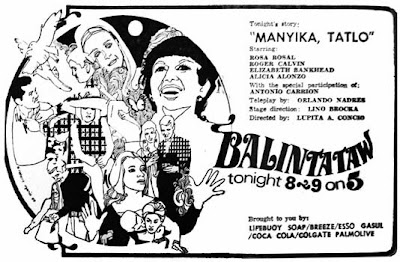 Video 48: 60s TV DRAMA ANTHOLOGIES: "BALINTATAW, SALAMISM AND PANAGIMPAN"