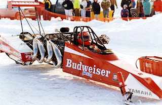 vintage race snowmobiles: Bud Sno King