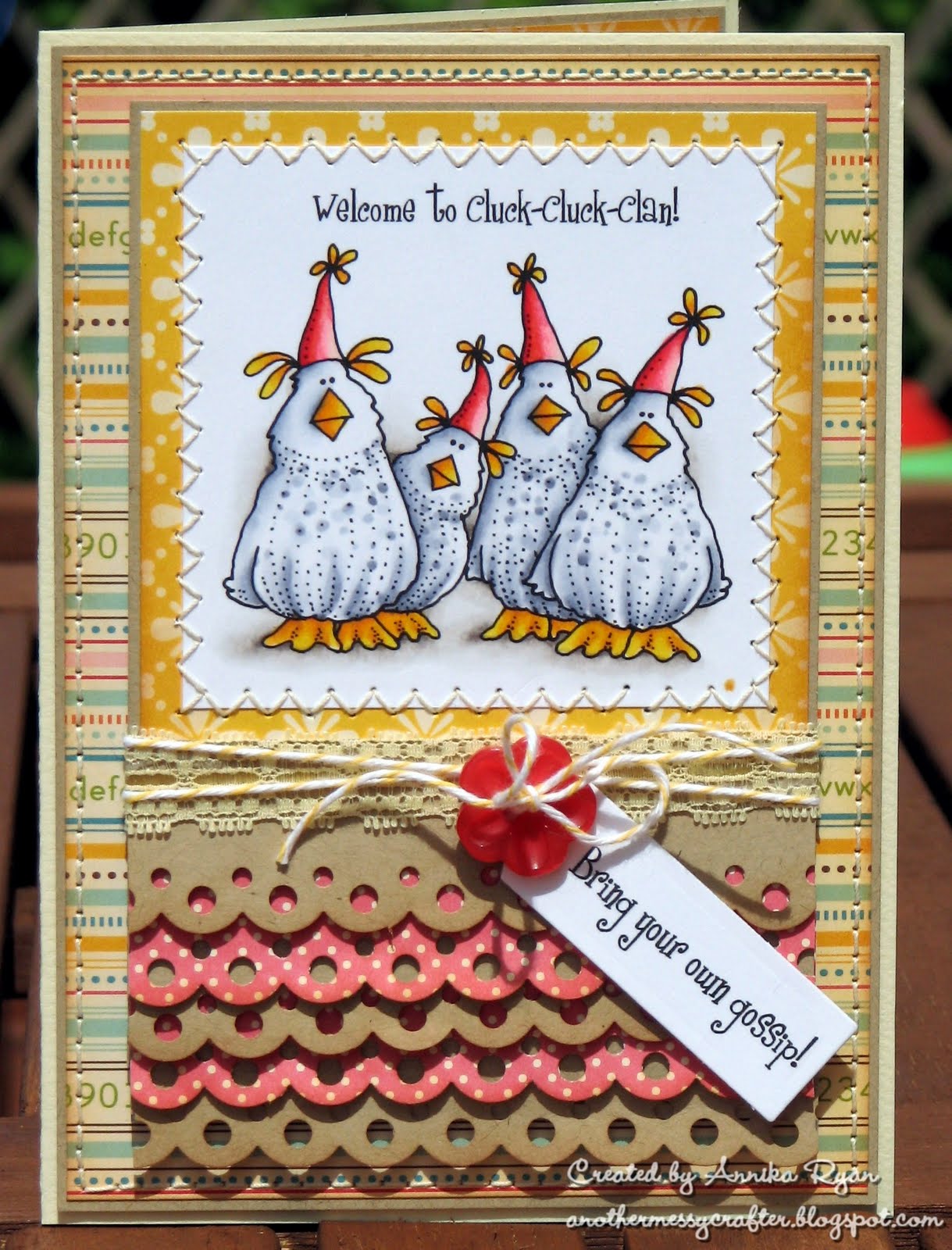 Another Messy Crafter: Spotted chicks for The Spotted Chick