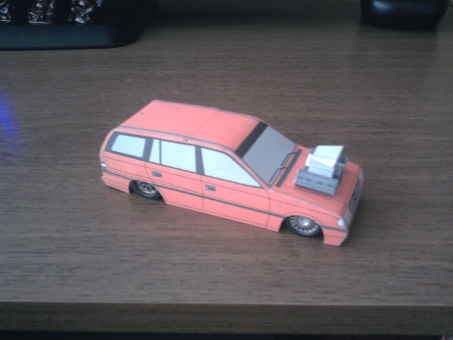 PAPERSLOTCAR: Paper Dragster