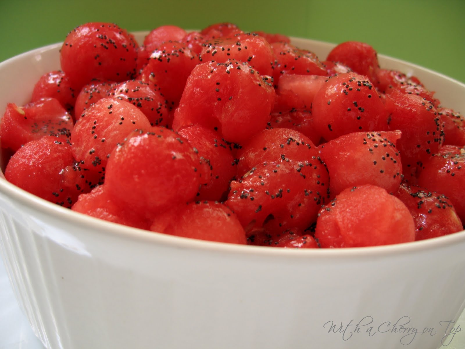 With a Cherry on Top: Poppy Lime Fruit