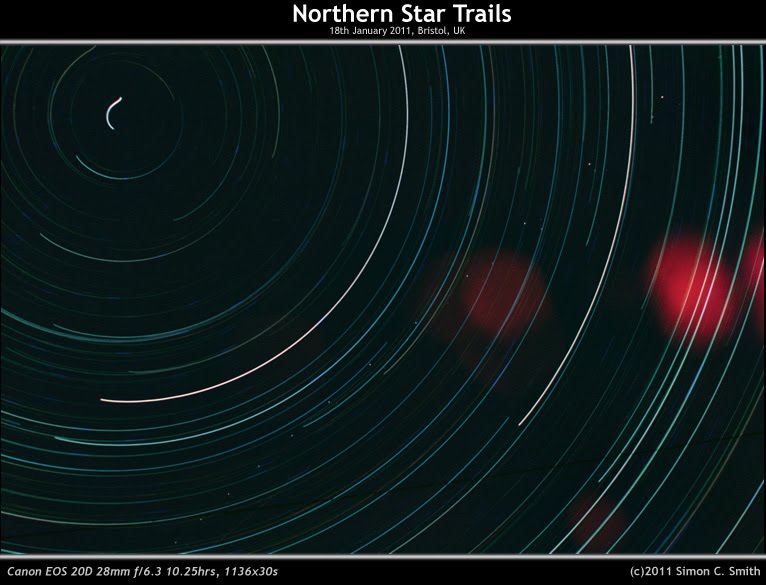 Planet-Si: Northern Star Trails