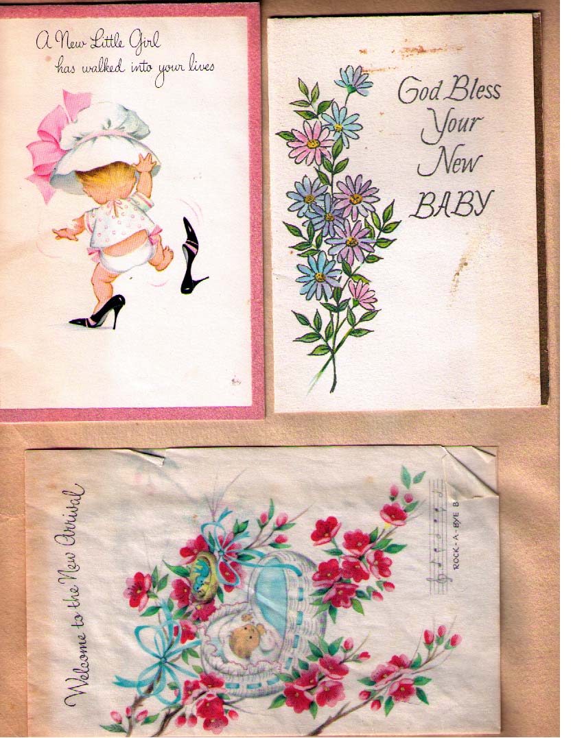 Vintage Baby Cards - Roads to Everywhere