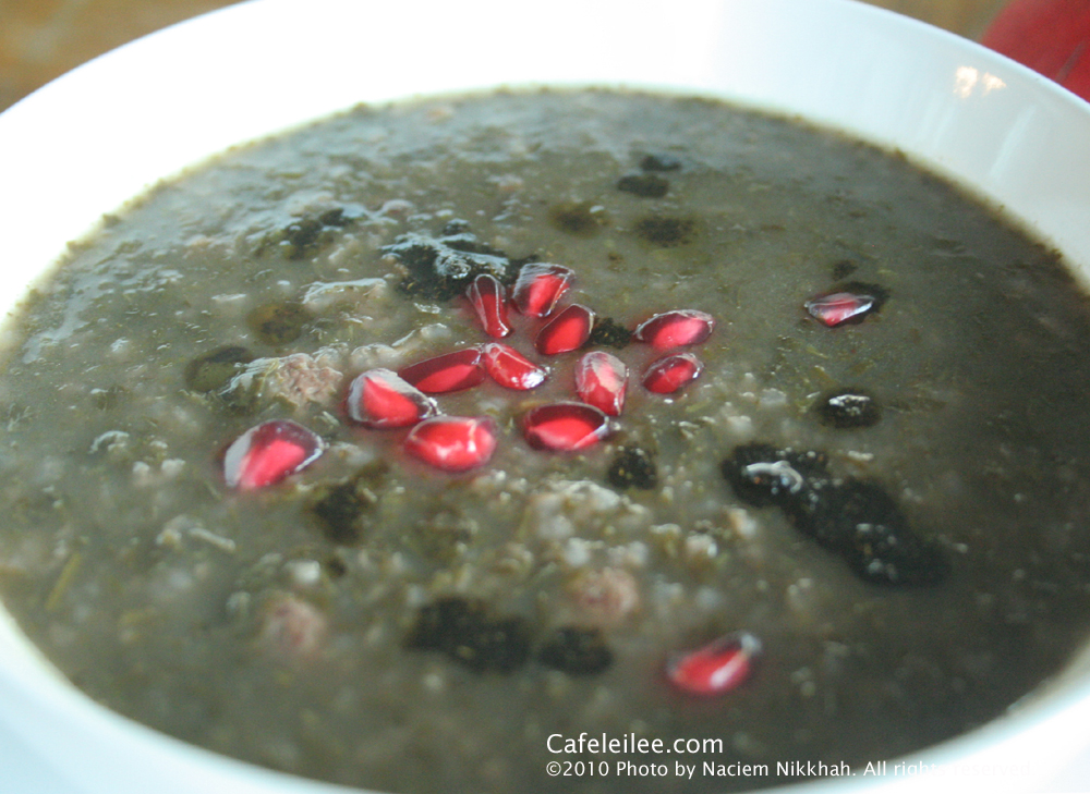 Cafe Leilee کافه لیلی - Foods from Persia to Bay Area: Pomegranate Soup ...