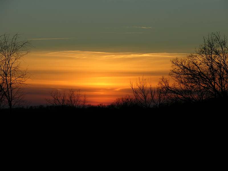 Captina Creek: Late Fall Sunsets