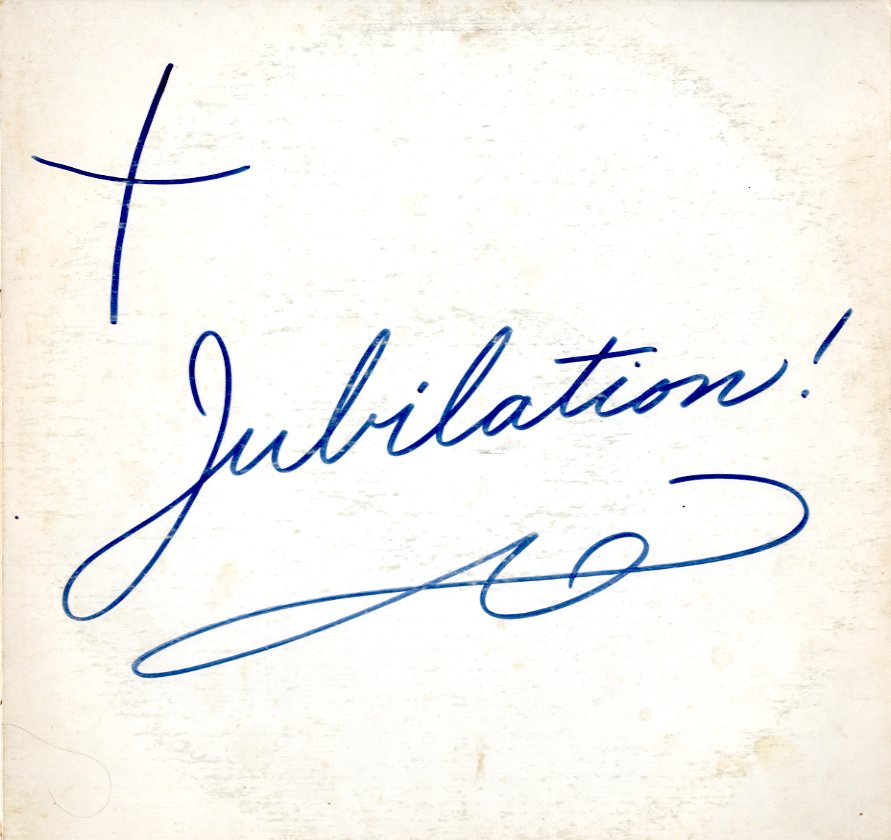 stopping off place: Jubilation!