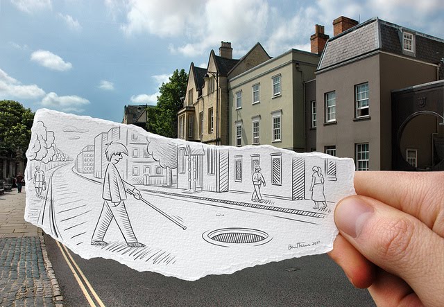 Hella Heaven: Pencil vs Camera by Ben Heine