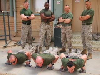 CHARLIE MIKE: Marines Pushing Out Pushups!