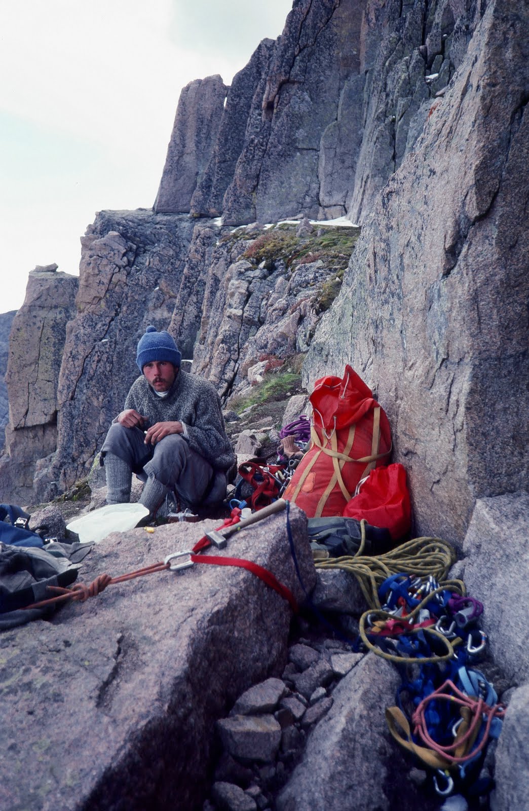ROCK - ER - WAVES: Images From My Climbing Days
