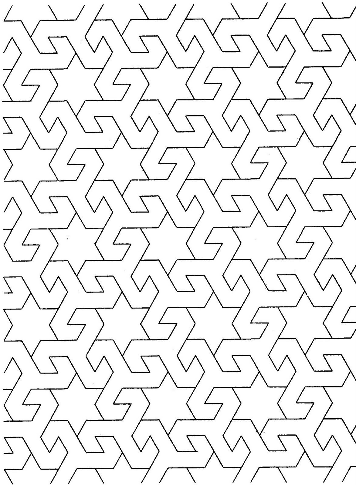 Mandalas Para Pintar: Mandala geométrico I