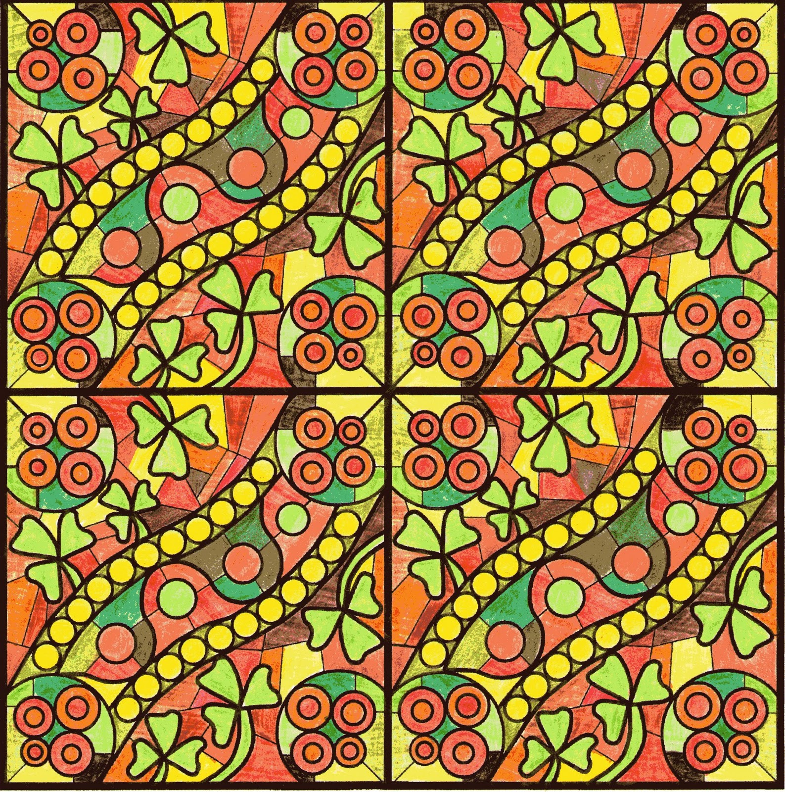 Mandalas Para Pintar: Mandala original pintado, Casa Ametller