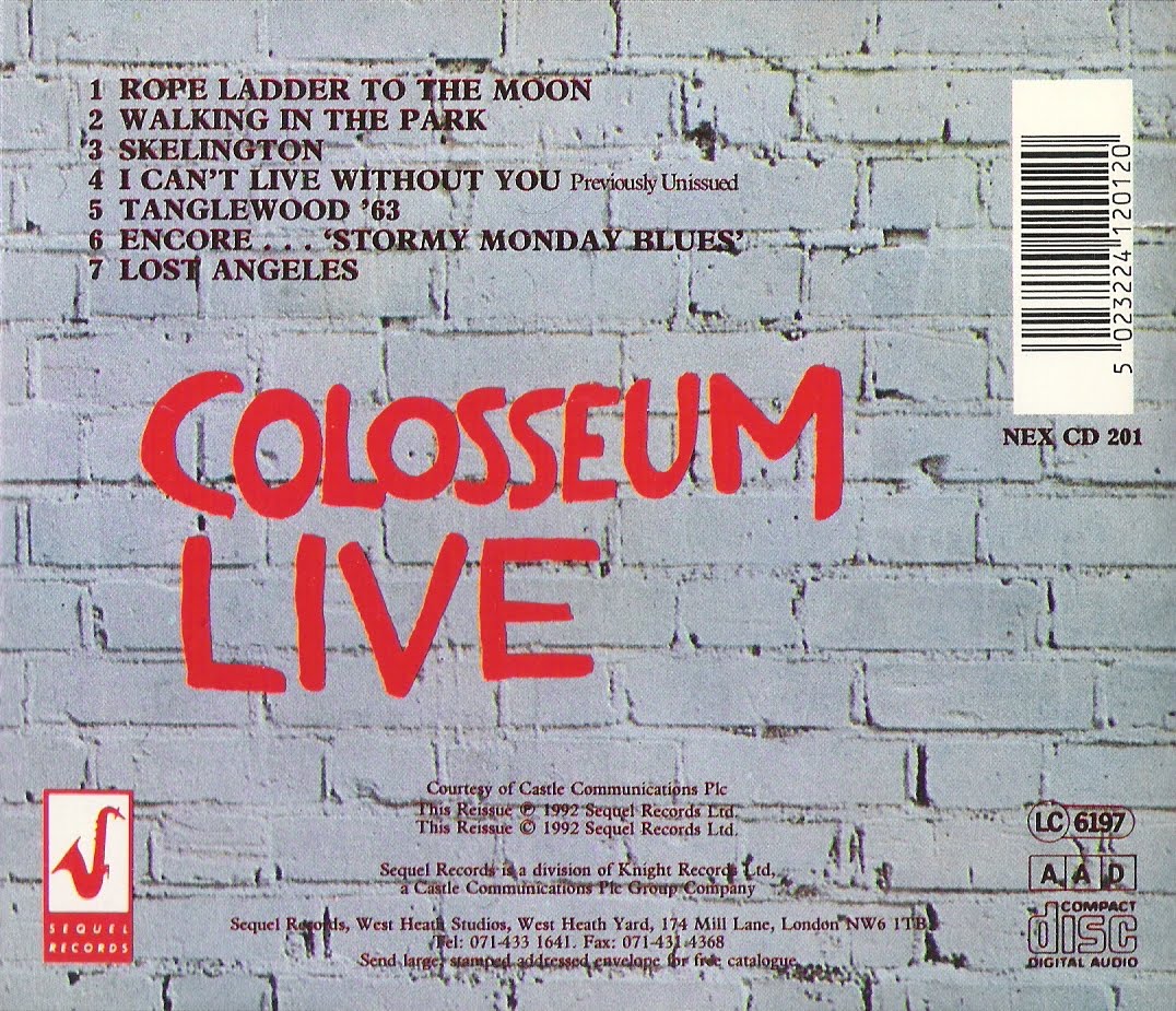 Colosseum- 1971- Live | Abominogjnrs Blog